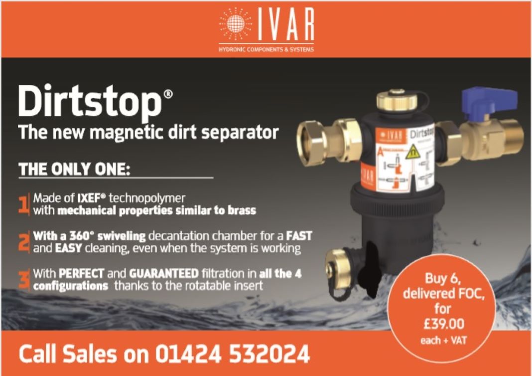 New magnetic dirt separator from Ivar | Heating & Plumbing Monthly ...