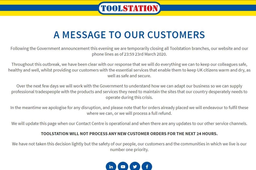 How has coronavirus impacted tradespeople? Toolstation explains ...
