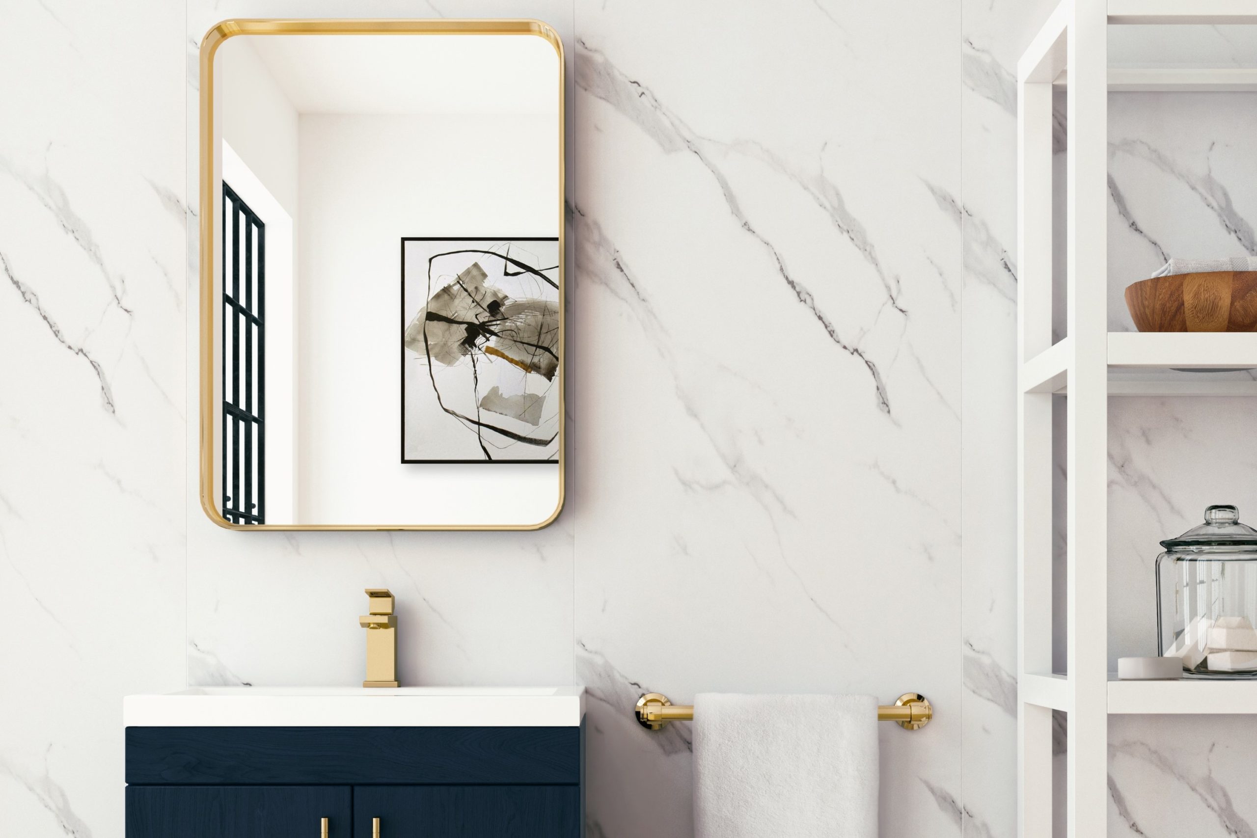 Splashpanel’s new narrow PVC bathroom wall panel option | Heating ...