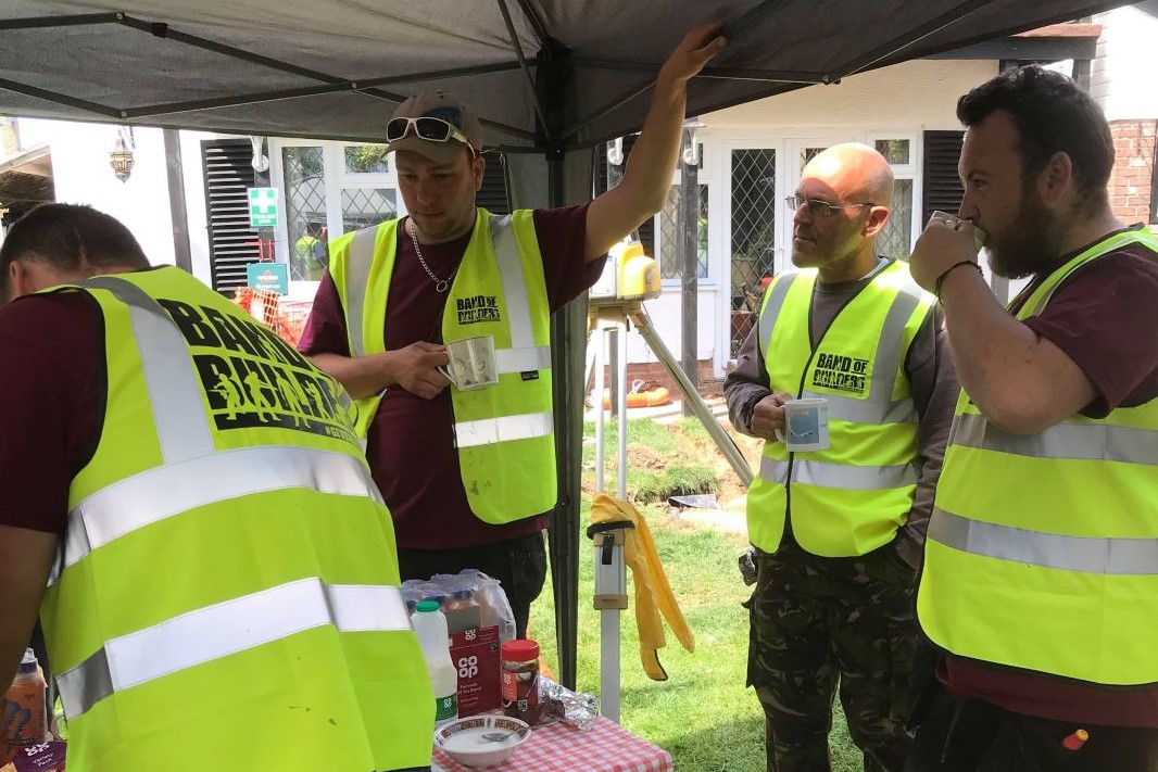Band of Builders raises funds for counselling service | Heating ...