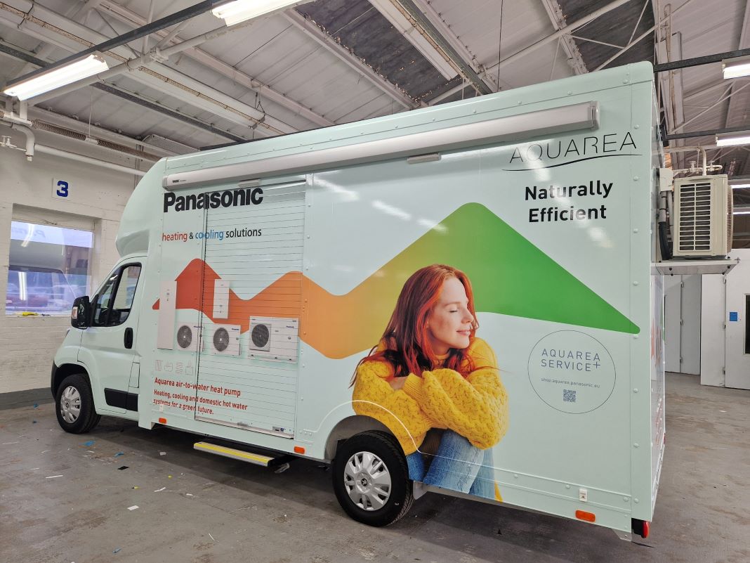 Panasonic takes to road with A2W demo van | Heating & Plumbing Monthly ...