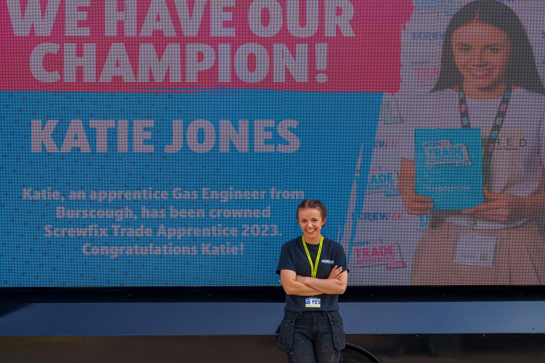 Screwfix celebrates apprentice winner with van advert | Heating ...
